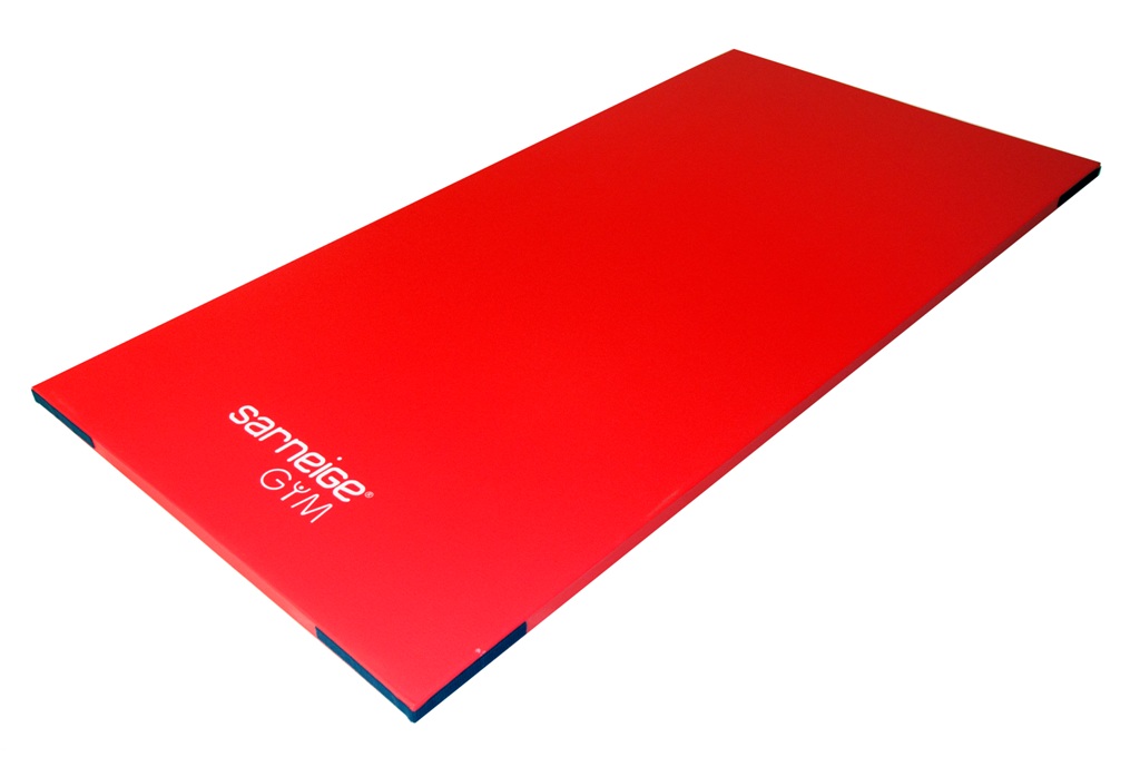 Mat 2mx1mx4cm floor acrobatics+Velcro & none slippery backing (fire)