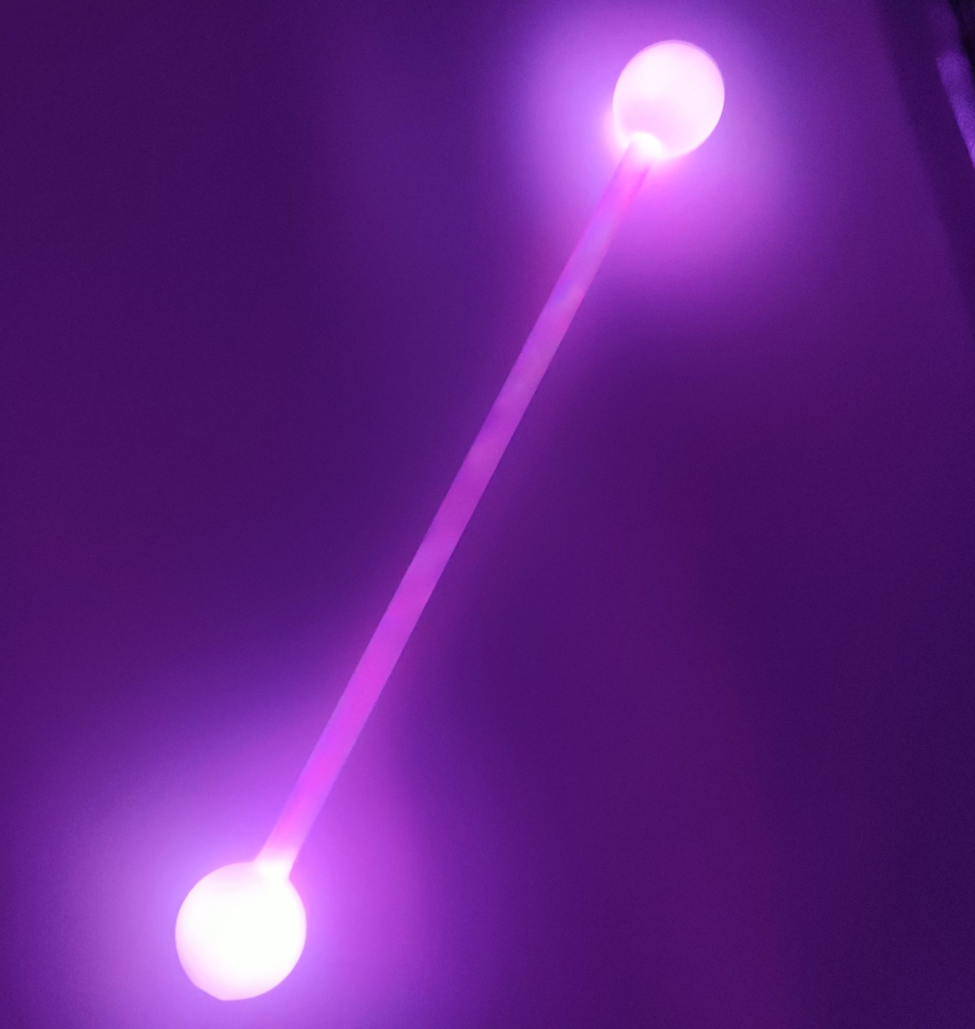 Luminous Strombo Indian Baton 62 cm - UNICYCLE Voltige